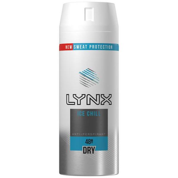 Lynx Ice Chill Anti Perspirant Deodorant Spray For Men 150ml ERange lk