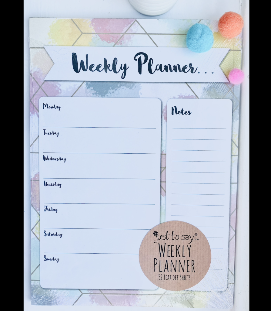 Weekly Desk Planners (52 Tear Off Sheets) - eRange.lk
